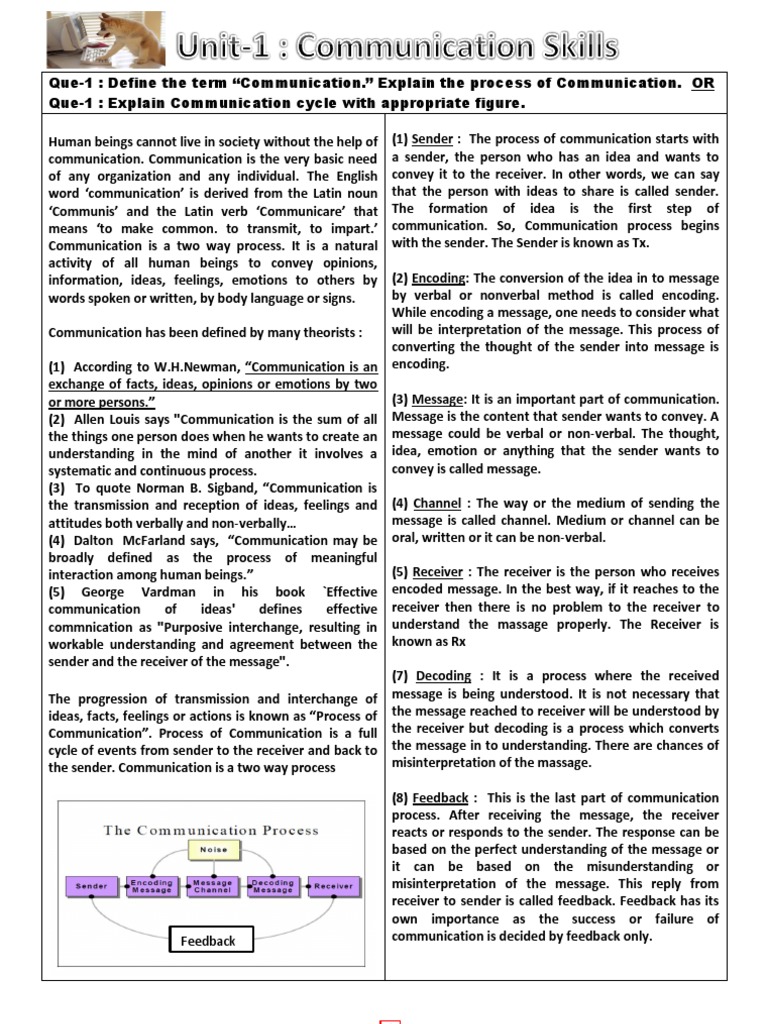 Communication Process and Types | PDF | Technical Communication ...