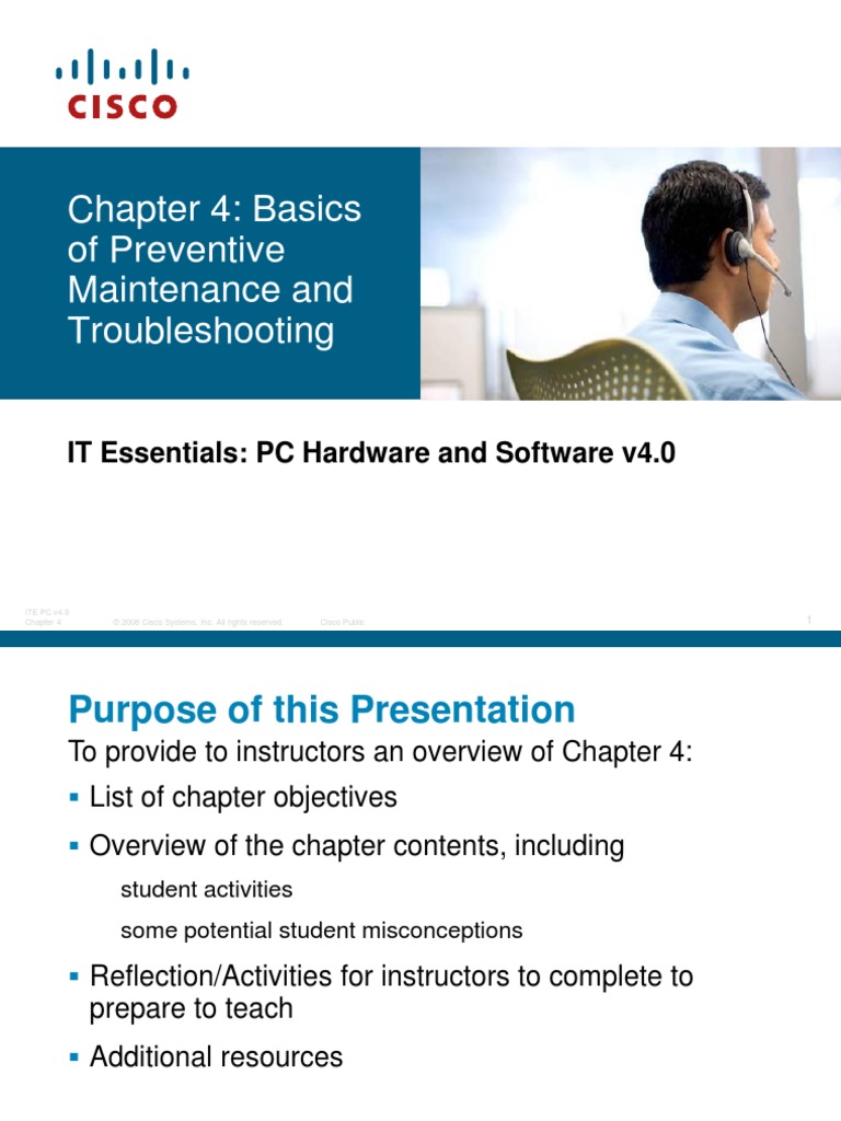 Preventive Maintenance and Troubleshooting Basic | PDF ...