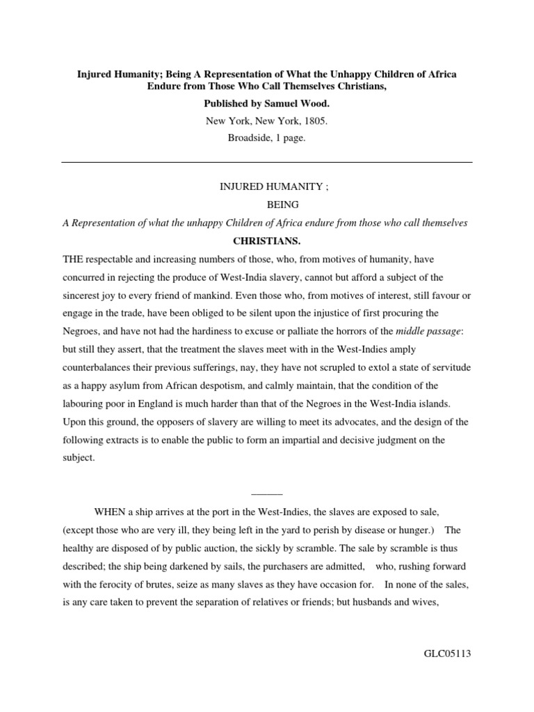 Injured Humanity: The Plight of Slaves | PDF | Flagellation | Slavery