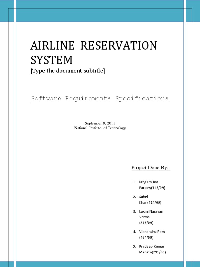 Airline Reservation System Pdf Ticket Admission Graphical User