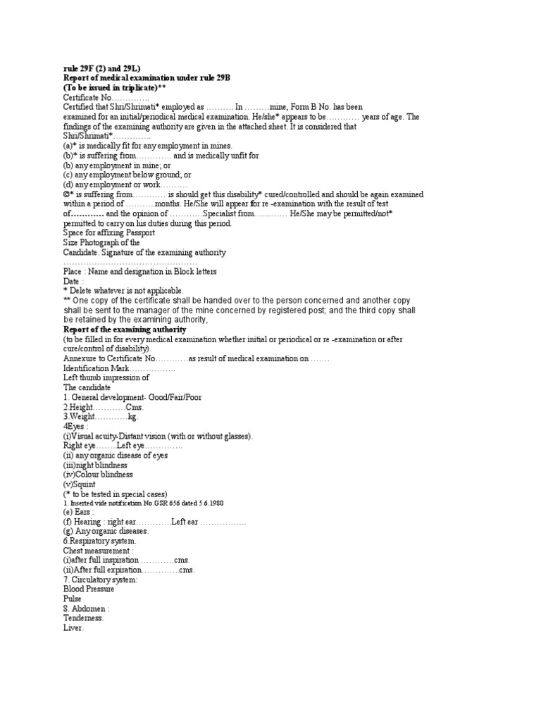 Form O | PDF | Medicine | Diseases And Disorders