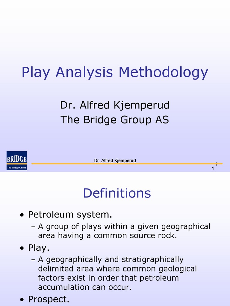 Play Analysis Methodology | PDF | Petroleum Reservoir | Fault (Geology)