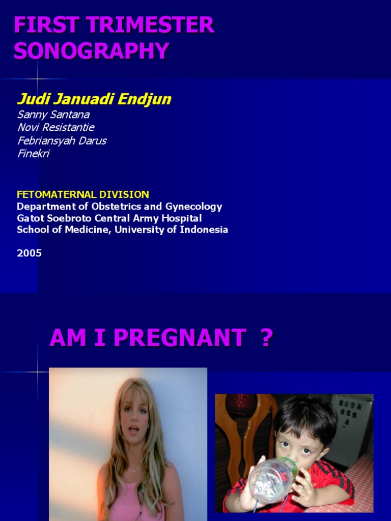 First Trimester Sonography Guidelines | PDF | Pregnancy | Medical ...