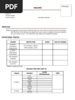 Personal Dossier Template | PDF
