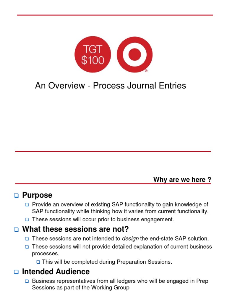 An Overview - Process Journal Entries | PDF | Business Process | Debits ...