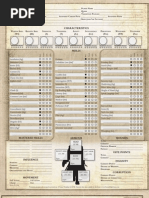 World of Darkness Character Sheet | PDF