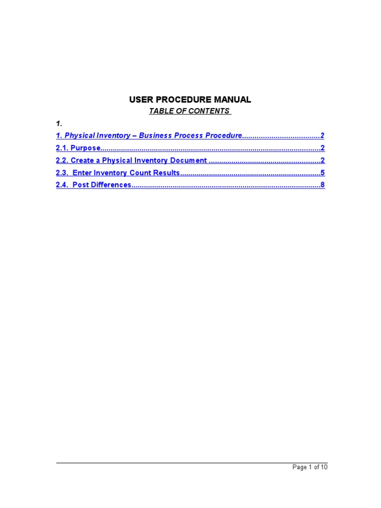 MM Physical Inventory | PDF | Business | Computing