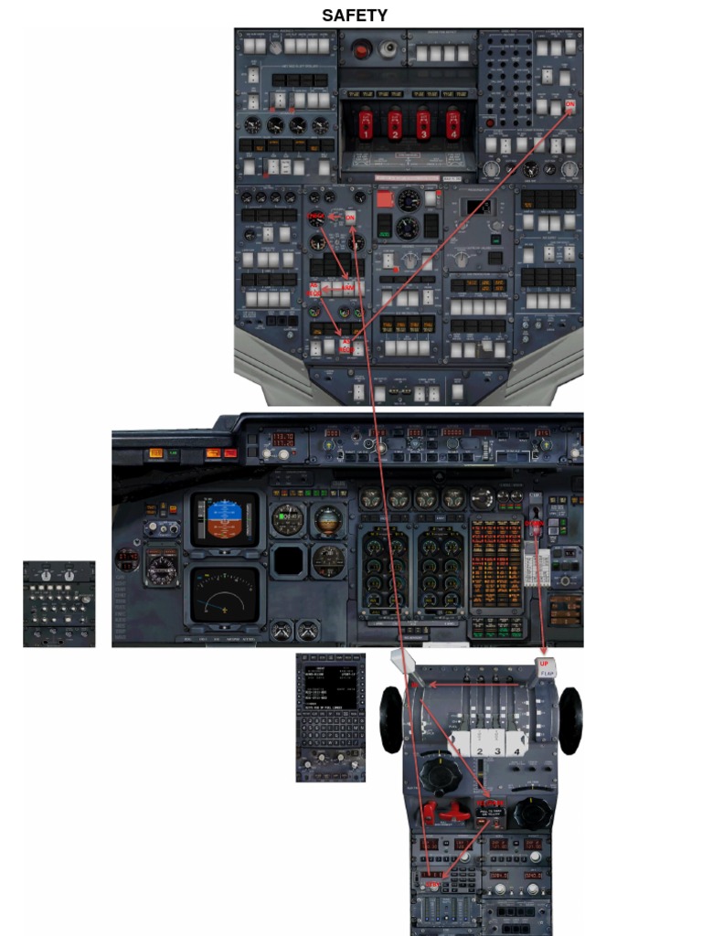 Avro RJ Cockpit Safety Checklist | PDF