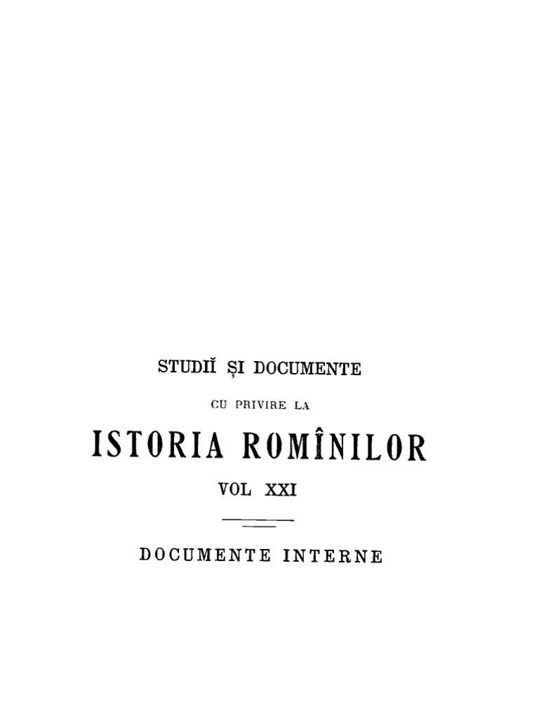 DIR, Iorga, 21 (Documente Interne. Miscellanea) | PDF