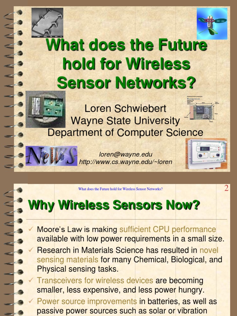 WSN Future | PDF | Wireless Sensor Network | Computer Network