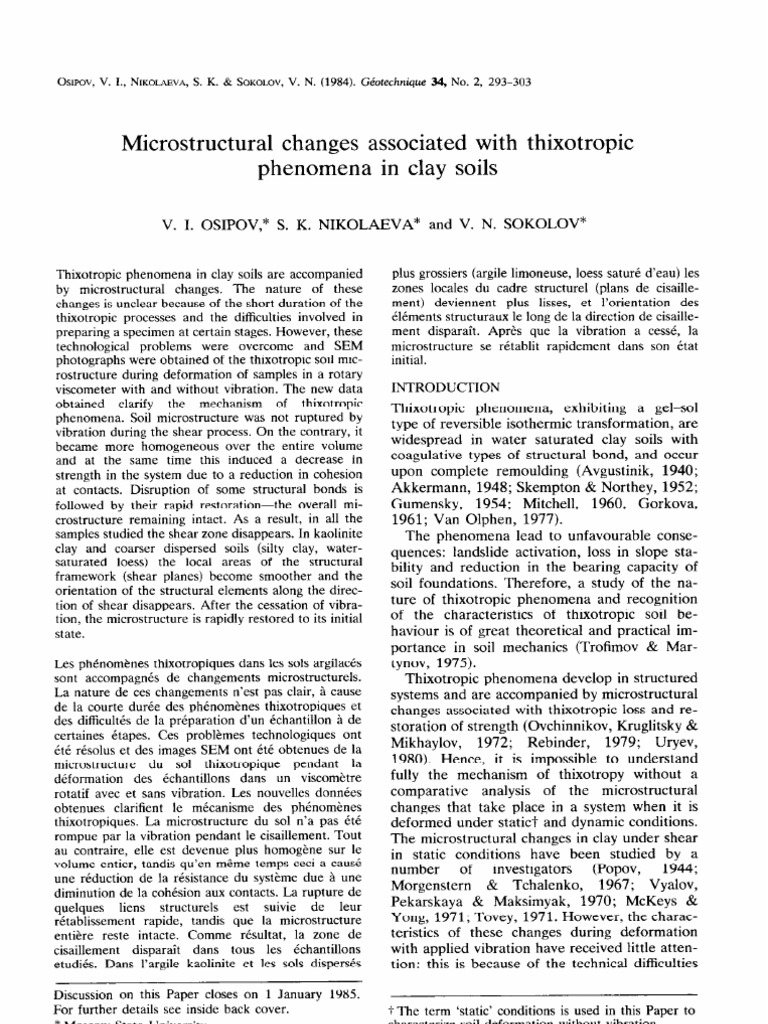Geotechnique Magazine | PDF | Strength Of Materials | Microstructure