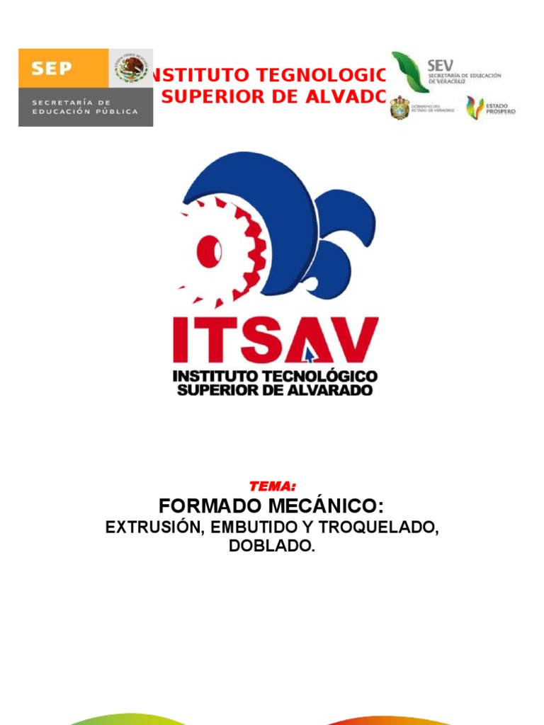 Formado Mecanico | PDF | Extrusión | Aluminio
