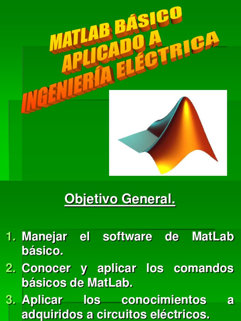 Matlab Basico Aplicado A Ingenieria Electrica | PDF | Matriz ...
