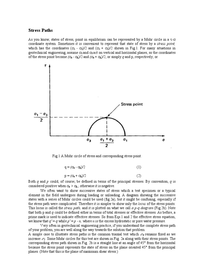 4 Stress Path | PDF | Stress (Mechanics) | Continuum Mechanics