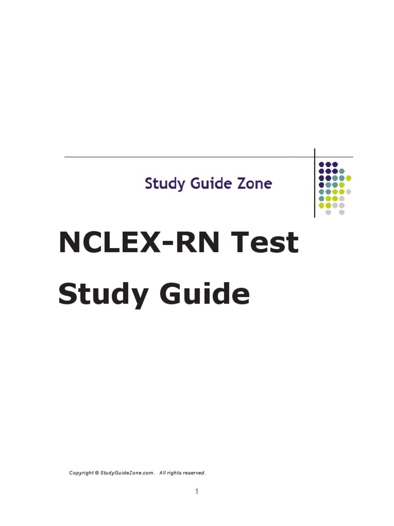 Nclex-Rn Test Study Guide | PDF | Heart | Pneumonia