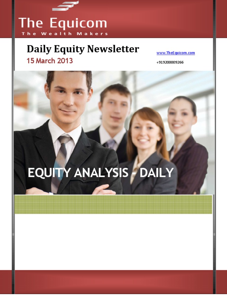 Equity News Letter 15march2013 | PDF | Investor | Investing