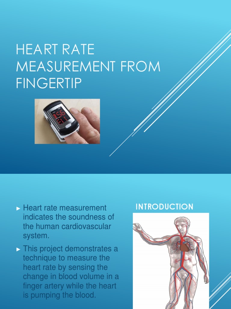 Fingertip Heart Rate Measurement System | PDF | Heart | Microcontroller