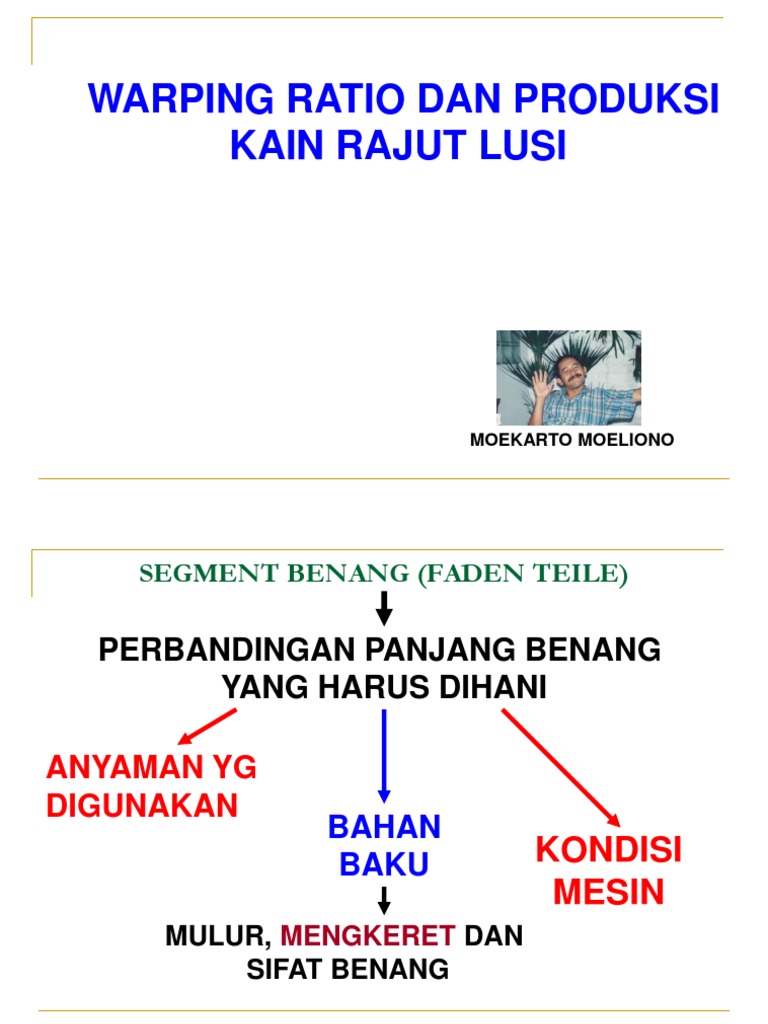 Analisis Warping Ratio Kain Rajut | PDF | Sains & Matematika