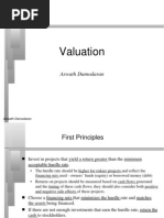 Damodaran On Valuation PDF | PDF