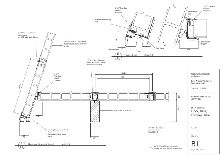 Footing Detail Scale: 1:2 | PDF