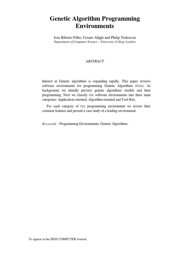 Ga Programming | PDF | Genetic Algorithm | Mathematical Optimization