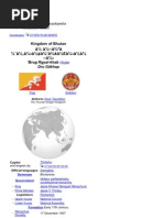 History of Bhutan's Five Kings | PDF | Bhutan | Government