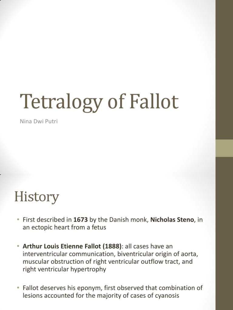 Tetralogy of Fallot | PDF | Congenital Heart Defect | Heart