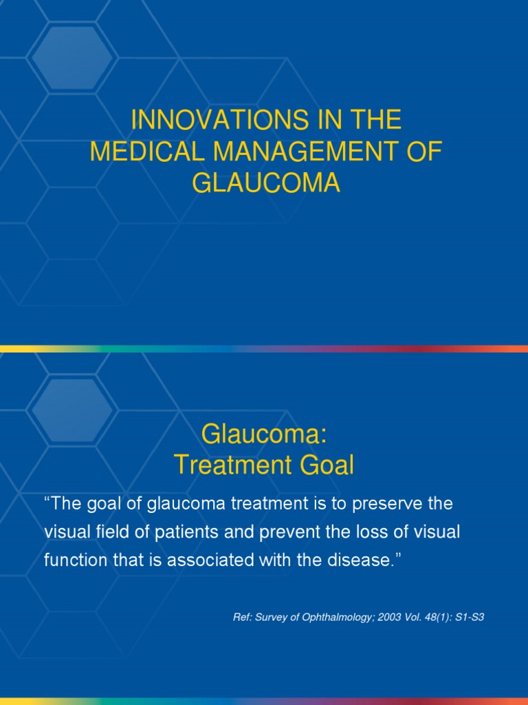 Innovations in medical management of glaucoma.ppt | Glaucoma ...