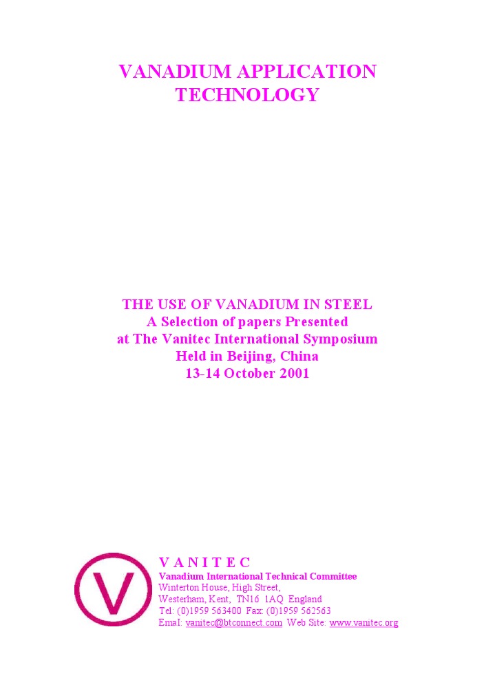 The Use of Vanadium | PDF | Rolling (Metalworking) | Steel