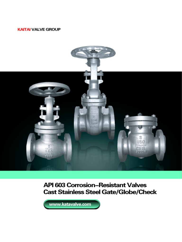 Api 603 Valve | PDF | Valve | Mechanical Engineering