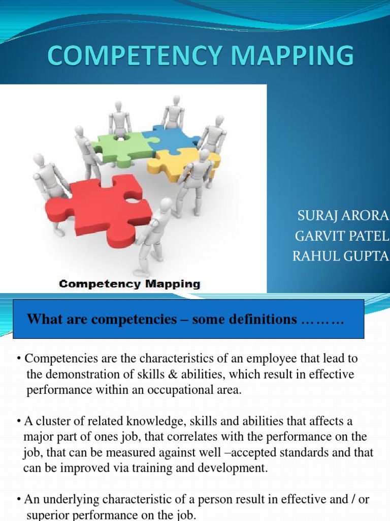 Competency Mapping | Competence (Human Resources) | Behavioural Sciences