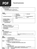 Thyroid Status Examination OSCE Checklist Geeky Medics | PDF | Thyroid | Diseases And Disorders