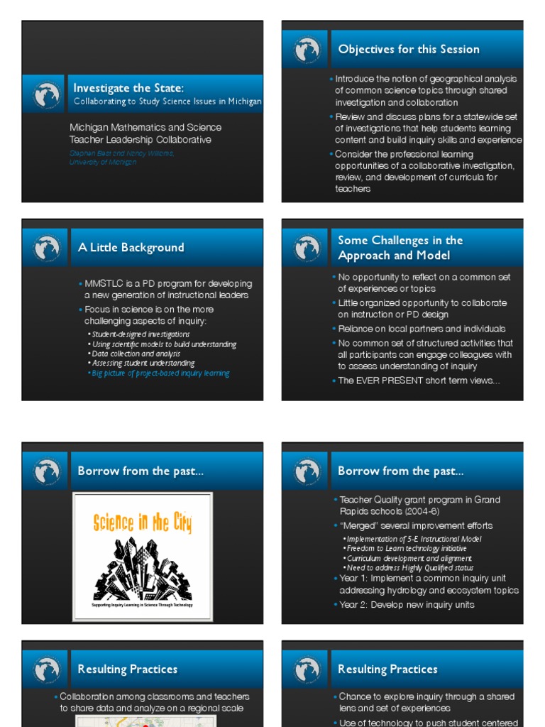 Investigate The State Presentation | PDF | Inquiry Based Learning ...