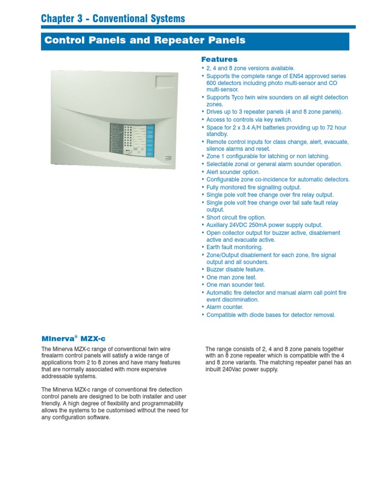 Fire Ch3 Conventional Systems | PDF | Relay | Smoke