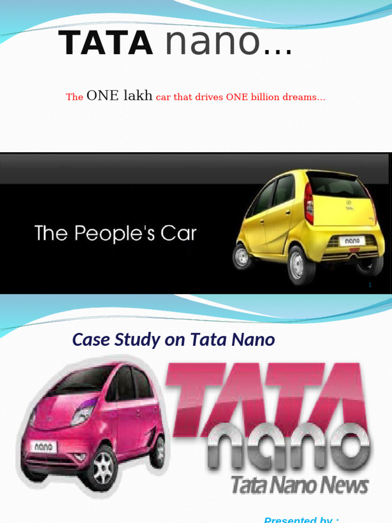 ONE Lakh: The Car That Drives ONE Billion Dreams | PDF | Motor Vehicle ...