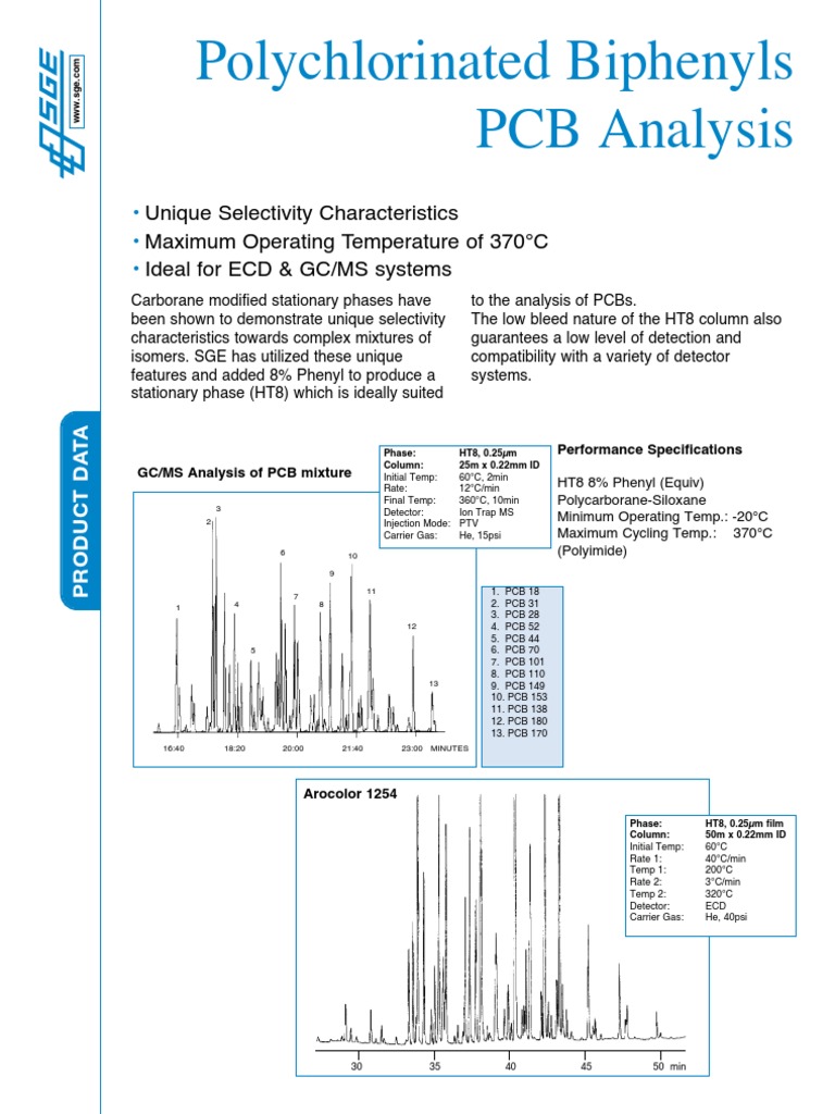 PCB by GCMS PDF | PDF | Polychlorinated Biphenyl | Gas Chromatography ...