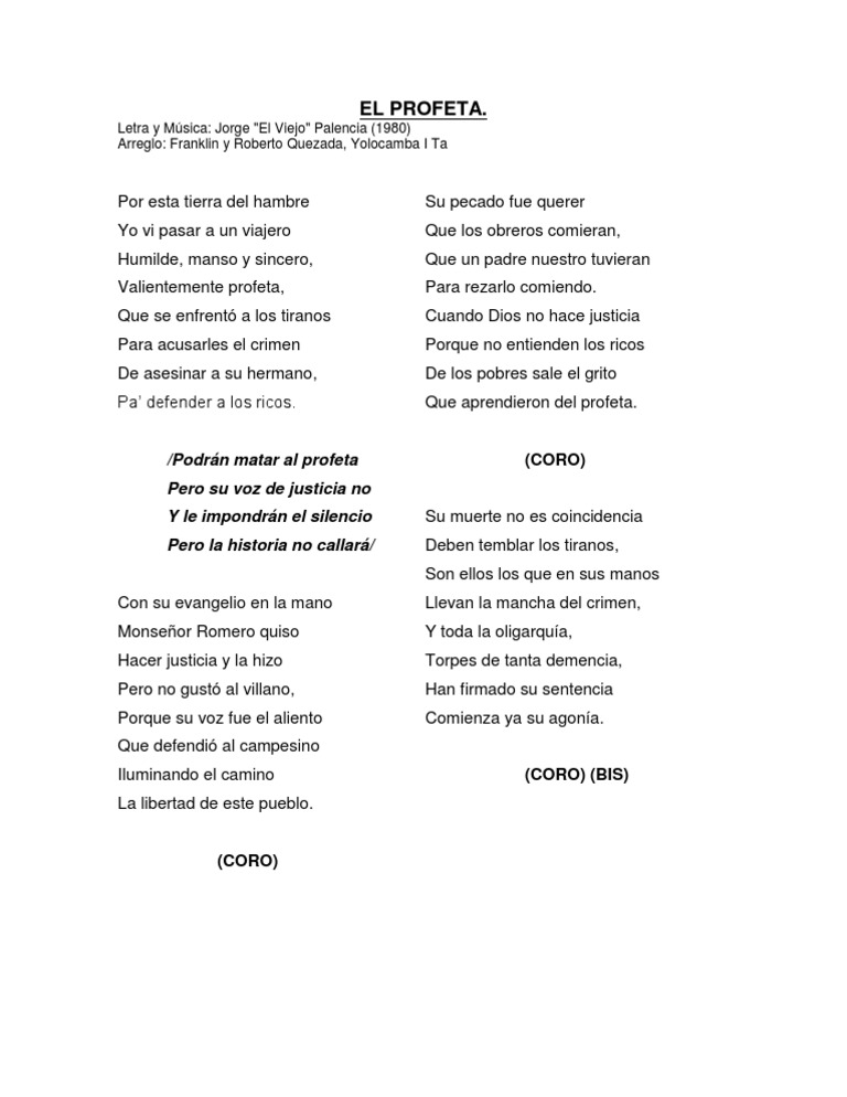 Homenaje a Monseñor Romero | PDF