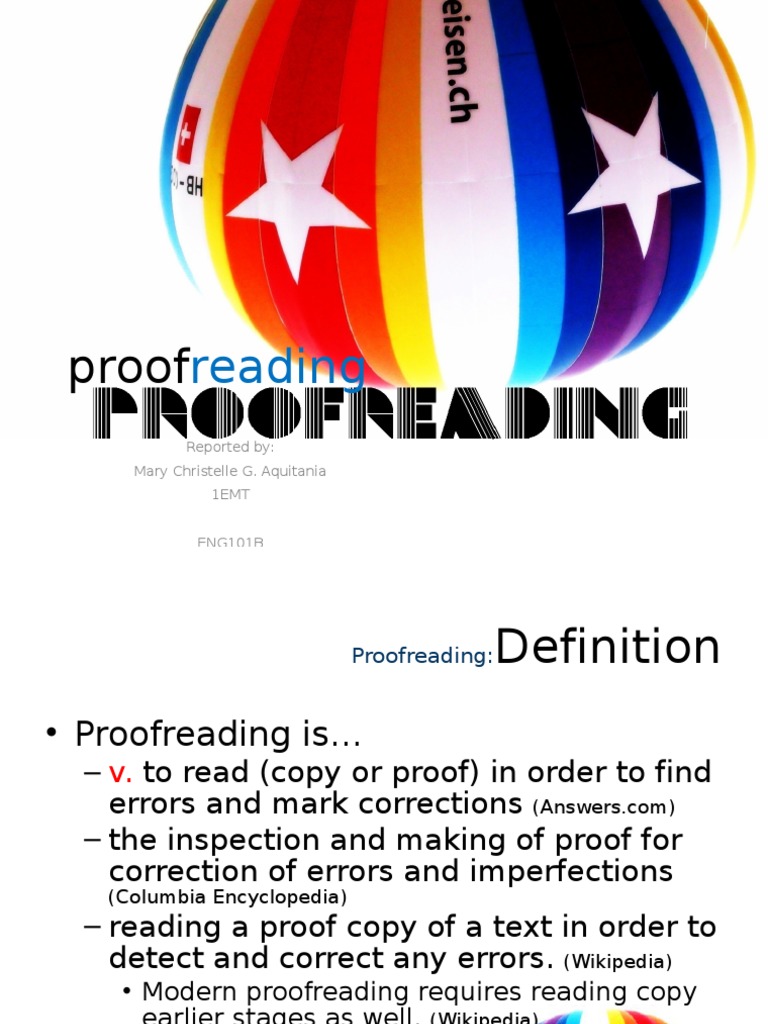 Proofreading: Basic Guide (Research) | PDF | Proofreading | Onomastics