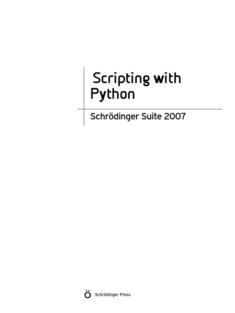 Ss07 Python Scripting Pdf Python Programming Language Parameter Computer Programming 5049
