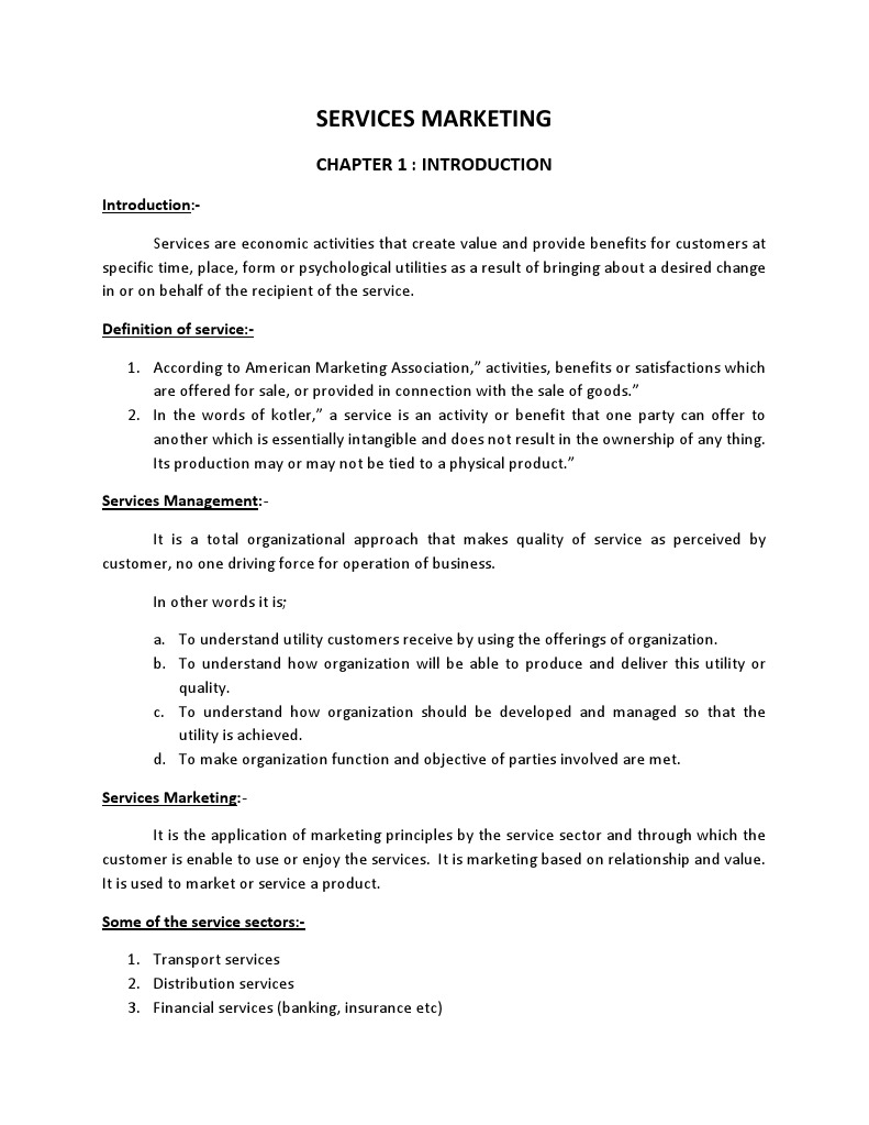 Introduction to Services Marketing | PDF | Goods | Marketing