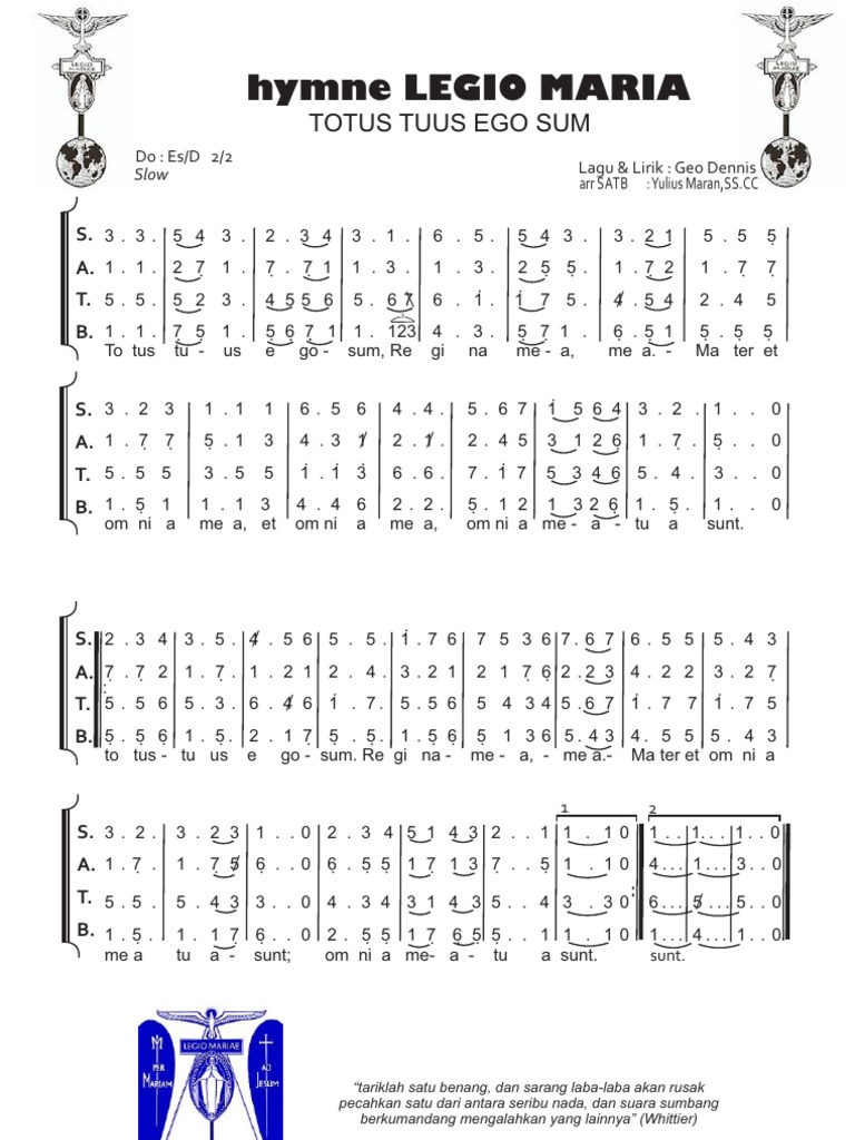 Hymne Legio Maria | PDF