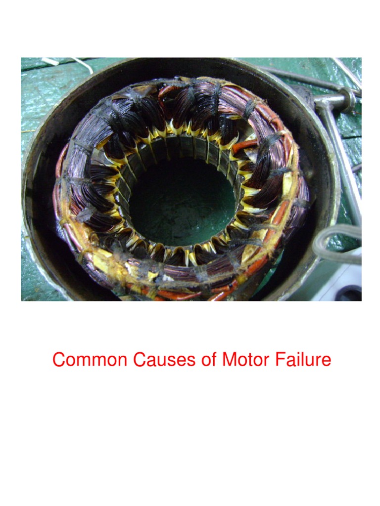 Common Causes of Motor Failure PDF | PDF | Bearing (Mechanical ...