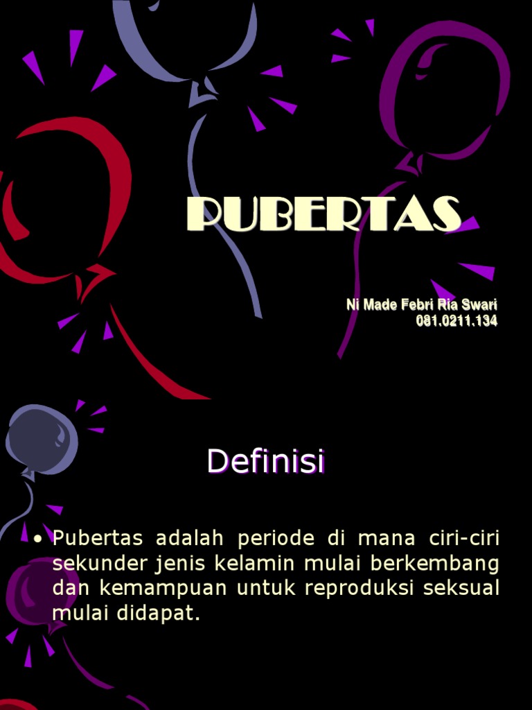 Proses Pubertas pada Pria dan Wanita | PDF