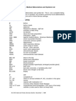Veterinary Abbreviations and Acronyms Guide | PDF