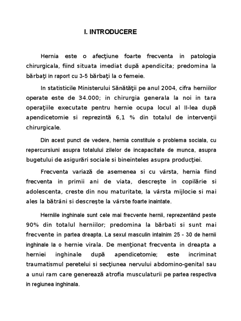 Hernia Inghinala | PDF