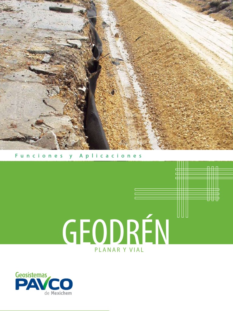 Geodrén Vial: Soluciones de Drenaje Eficiente | PDF | Drenaje | Agua
