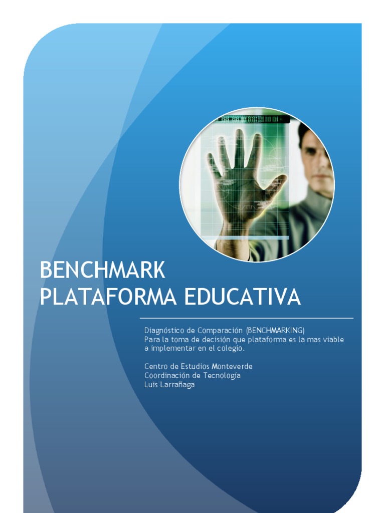 Benchmark Plataforma Educativa v3 | PDF | Comunicación | Informática