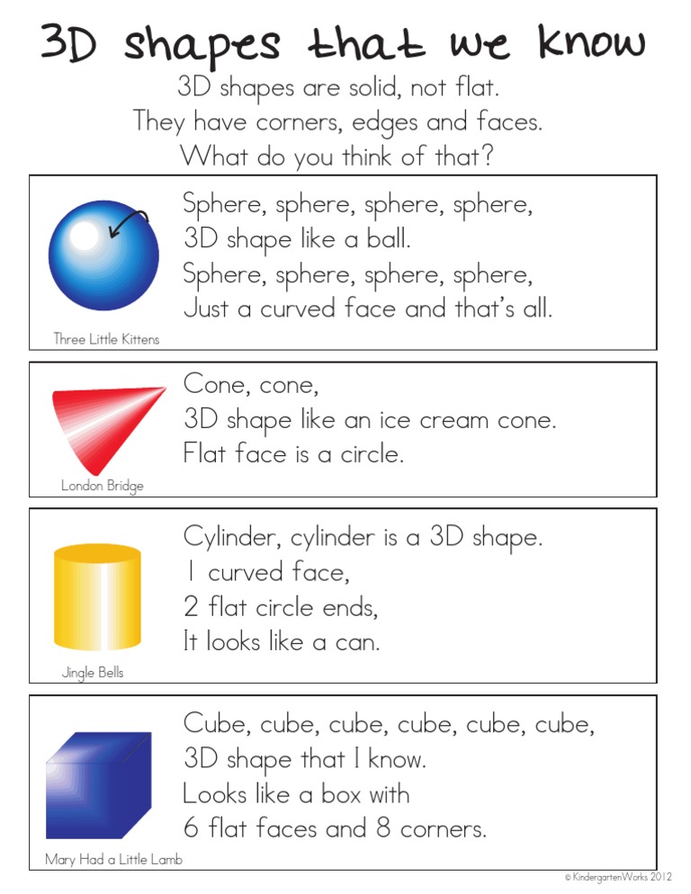 3d Shape Chants | PDF