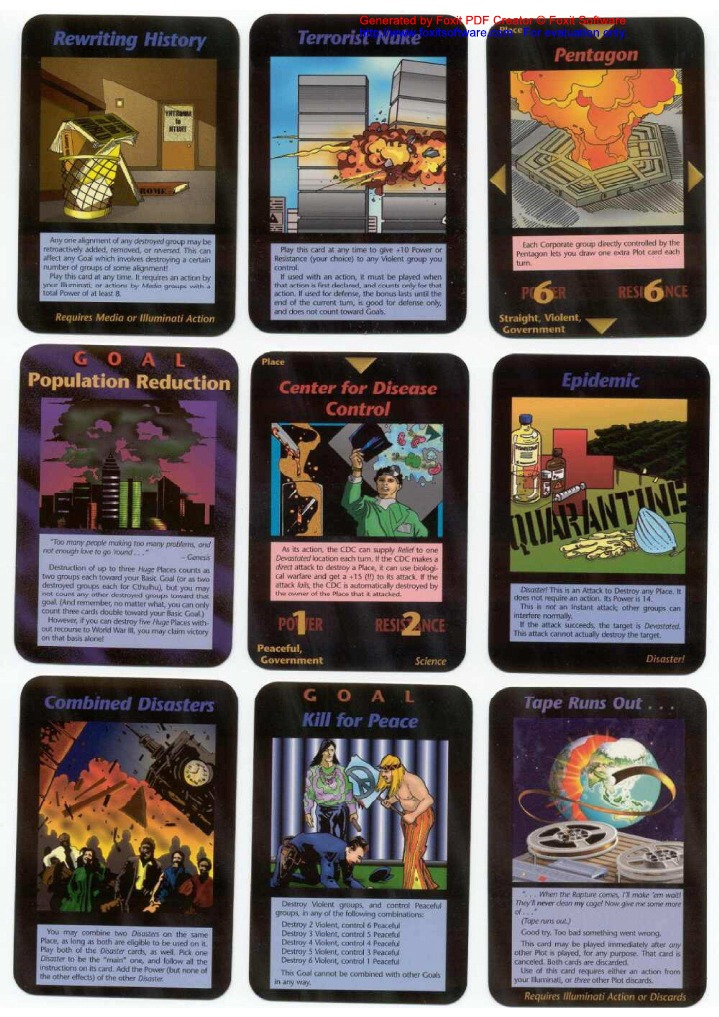 Illuminati Cards | PDF