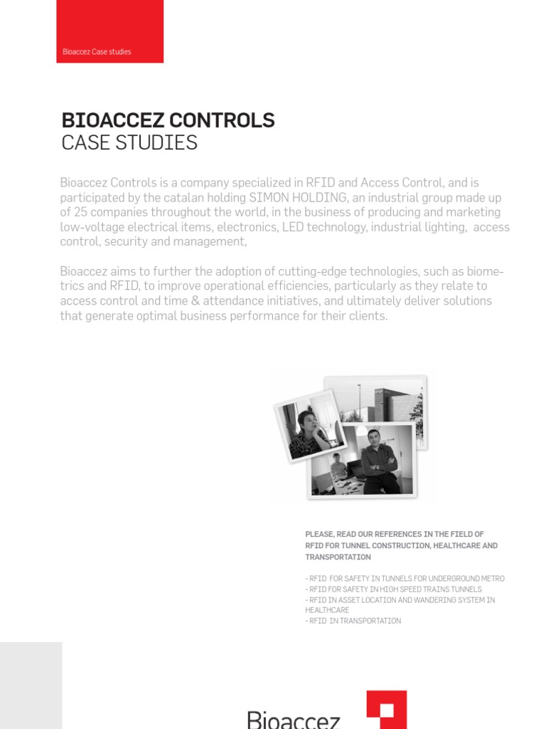 RFID Access Control Case Studies | PDF | Radio Frequency Identification ...